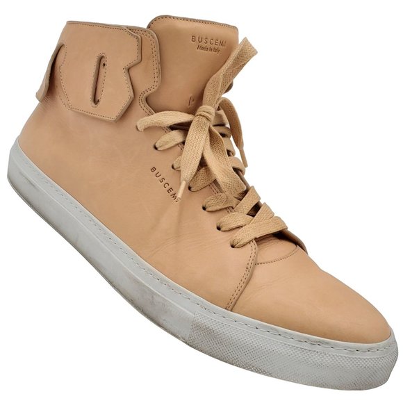 Buscemi | Shoes | Buscemi Mens 7 Us 5 Eu Italian Beige Leather Casual ...